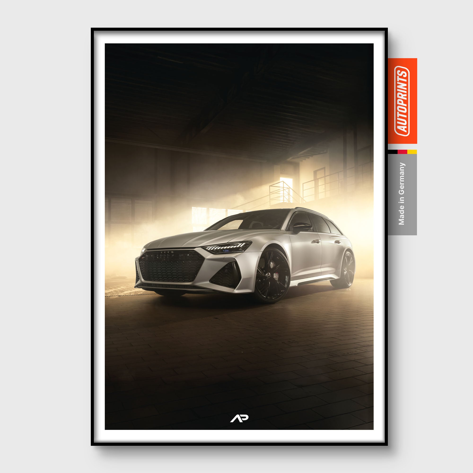 "APR Audi RS6 Shadow" Autoprints Premium Autoposter