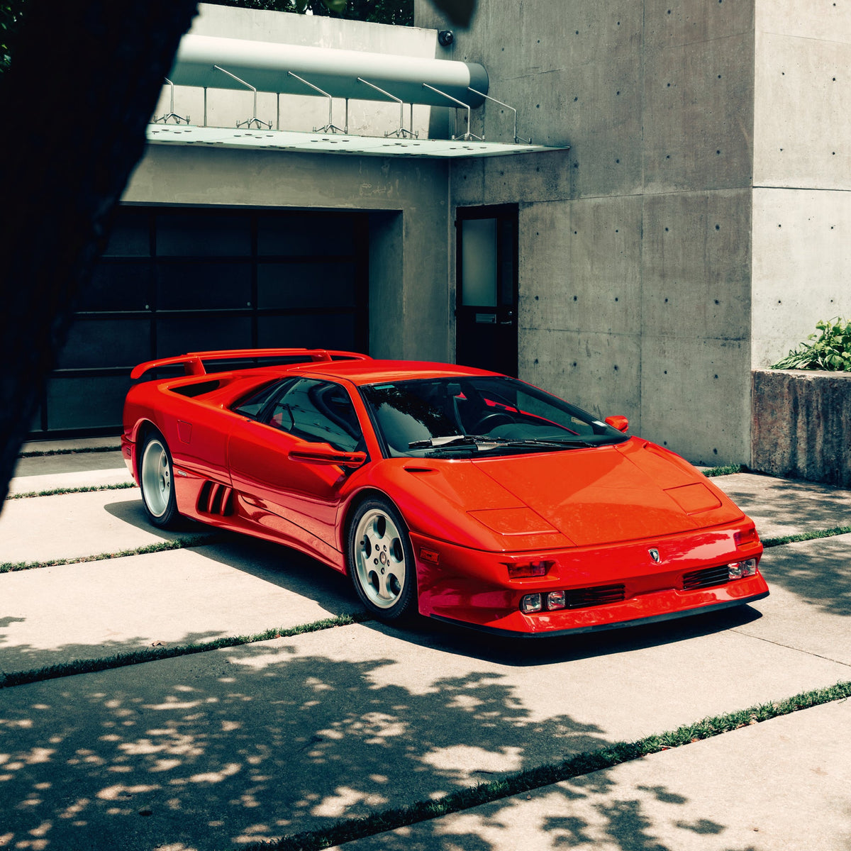 "Lamborghini Diablo Red Front" Autoprints Autoposter Kunstdruck ...