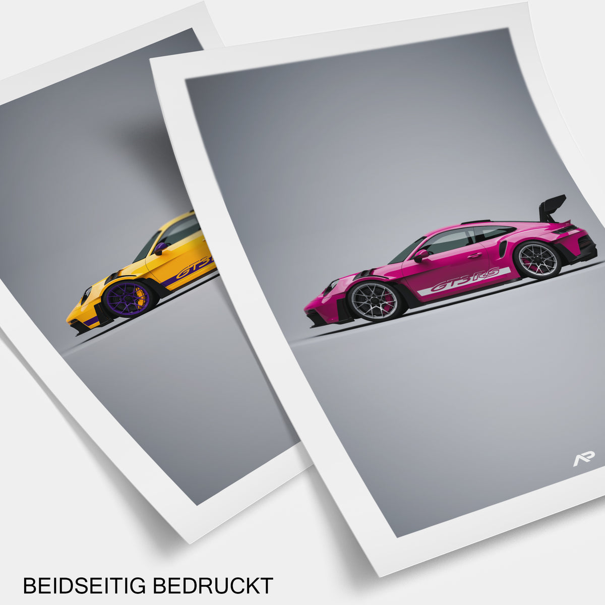 "Porsche 911 992 GT3RS Ruby Red" Autoprints Kunstdruck – AUTOPRINTS