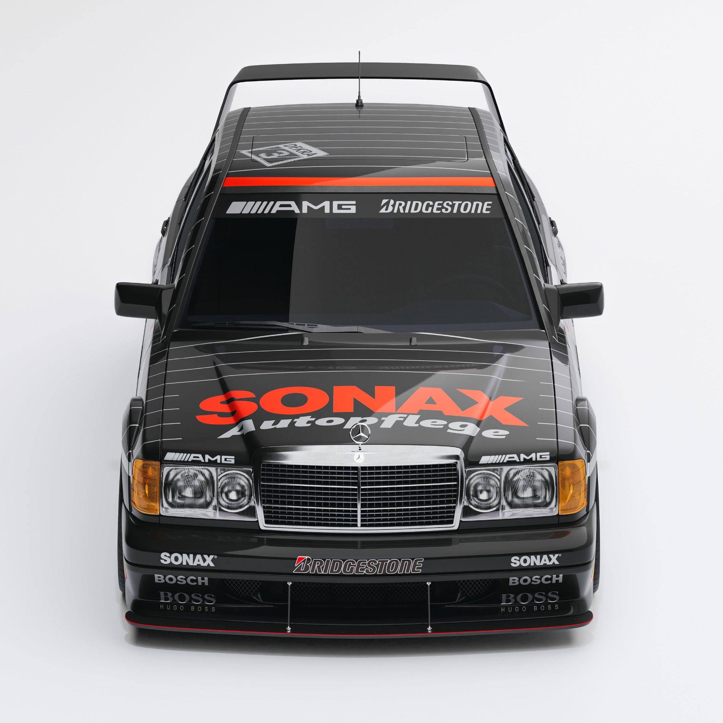 "Mercedes W201 DTM Front" Autoprints Kunstdruck